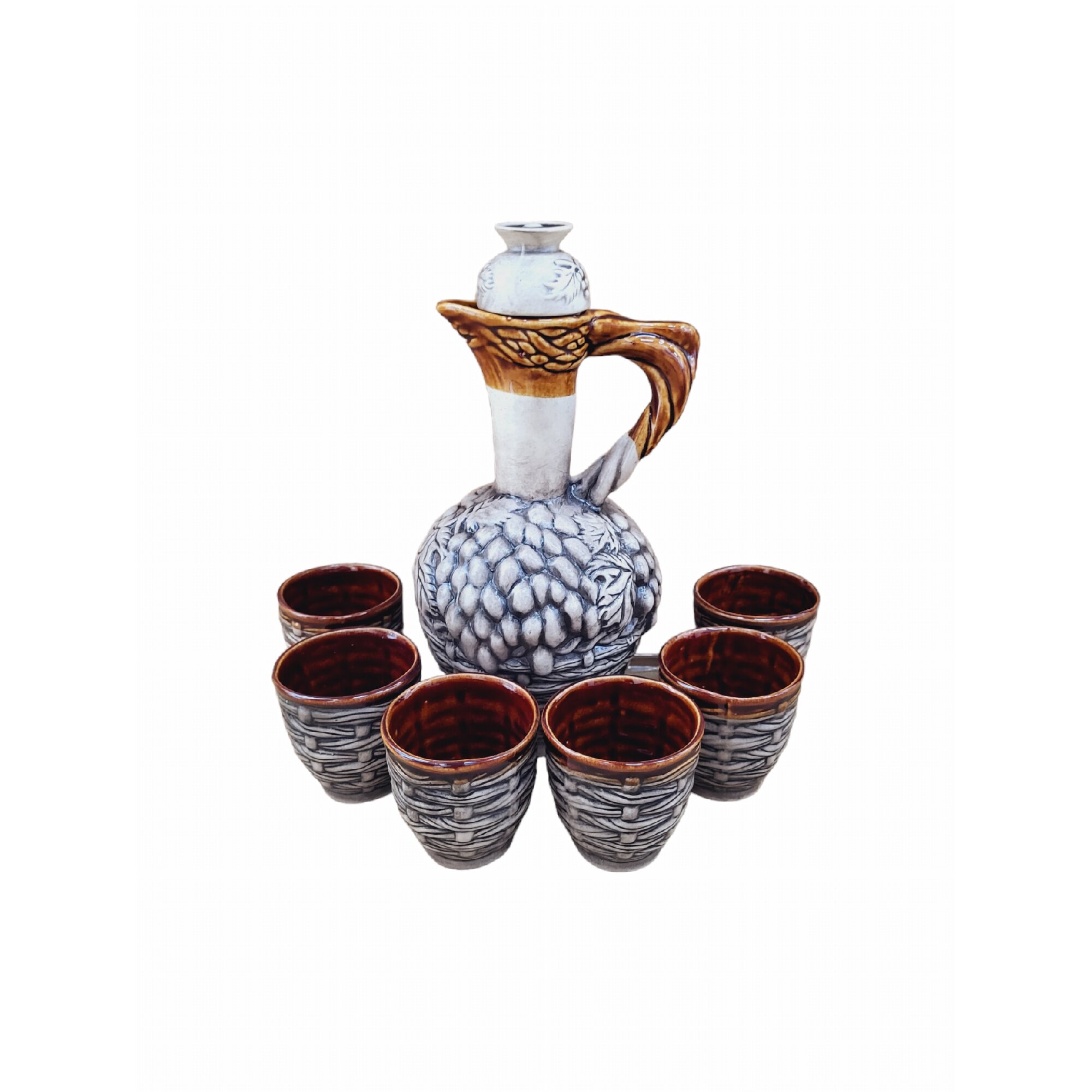 Set pentru vin sau tuica Impletit - eMAG.ro