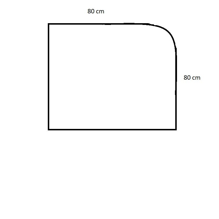 Tabla protectie podea soba, 2mm, 80x80 cm, colt - eMAG.ro