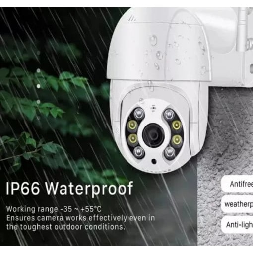 Camera de Supraveghere, WIFI, JORTAN JT-8160QJ, cu 8 leduri, IP66, HD ...