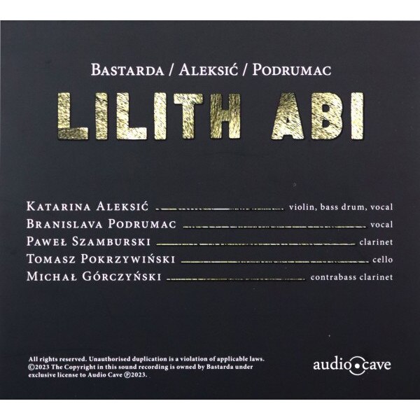 Bastarda & Aleksić & Podrumac: Lilith Abi [CD] - eMAG.bg