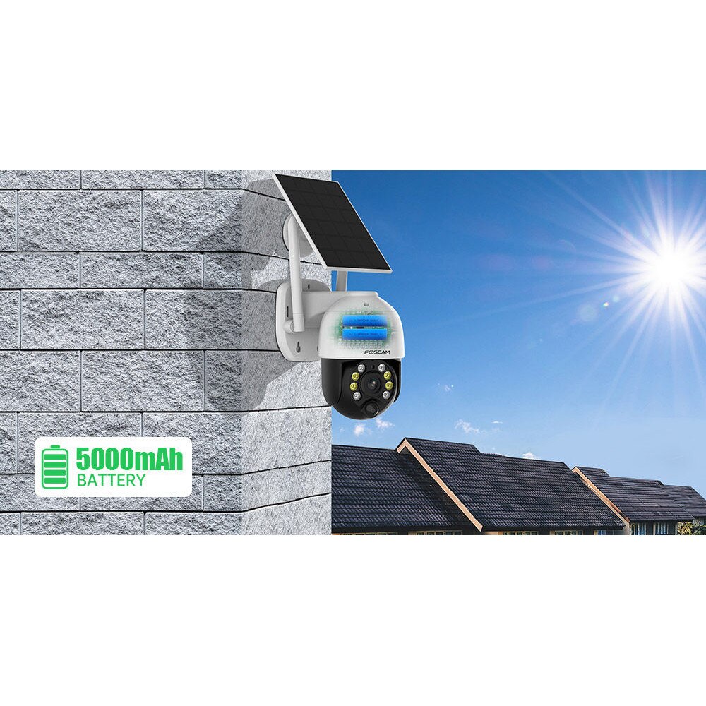 Camera de Supraveghere Wireless SIM cu Acumulator(Panou) SOLAR 3MP ...