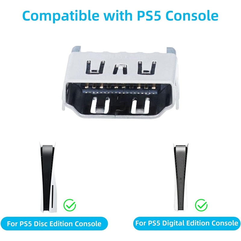 Port HDMI pentru PS5 cu surubelnita T8, conector de interfata pentru ...