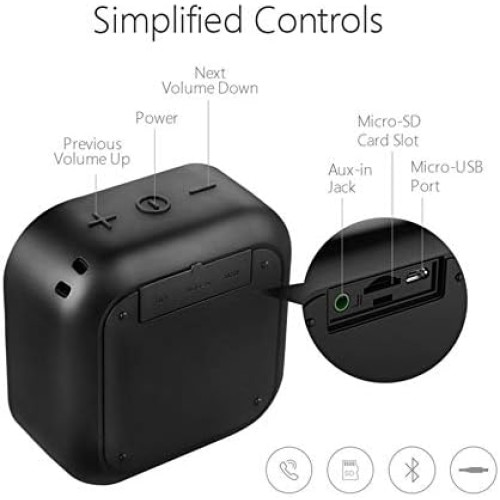 Boxa portabila Mifa A1, Bluetooth, DSP Sound Enhanced Bass, 12h, IP56 ...