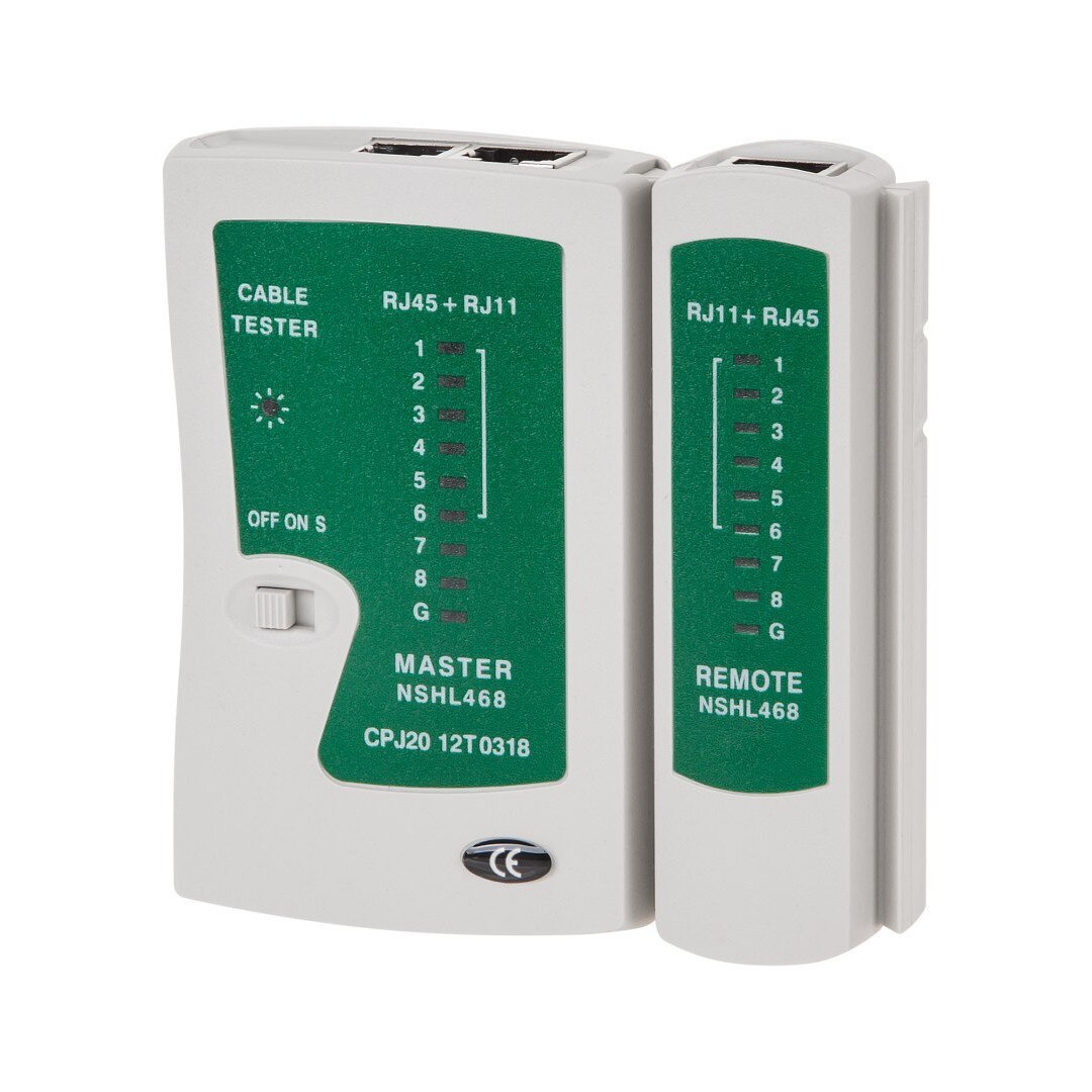 Tester de cabluri, RJ45 RJ11 RJ12, Model NAR0164 - eMAG.ro