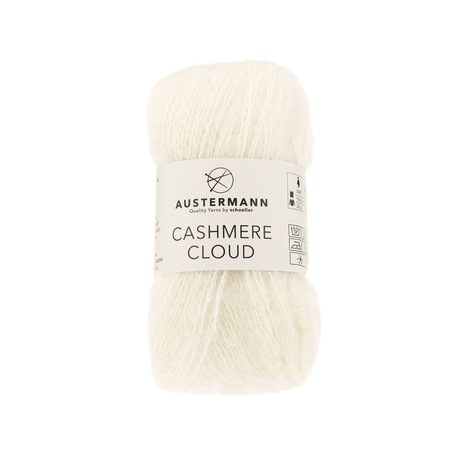 Супер фина вълнена прежда с кашмир 20%, Austermann Cashmere Cloud 180 м ...