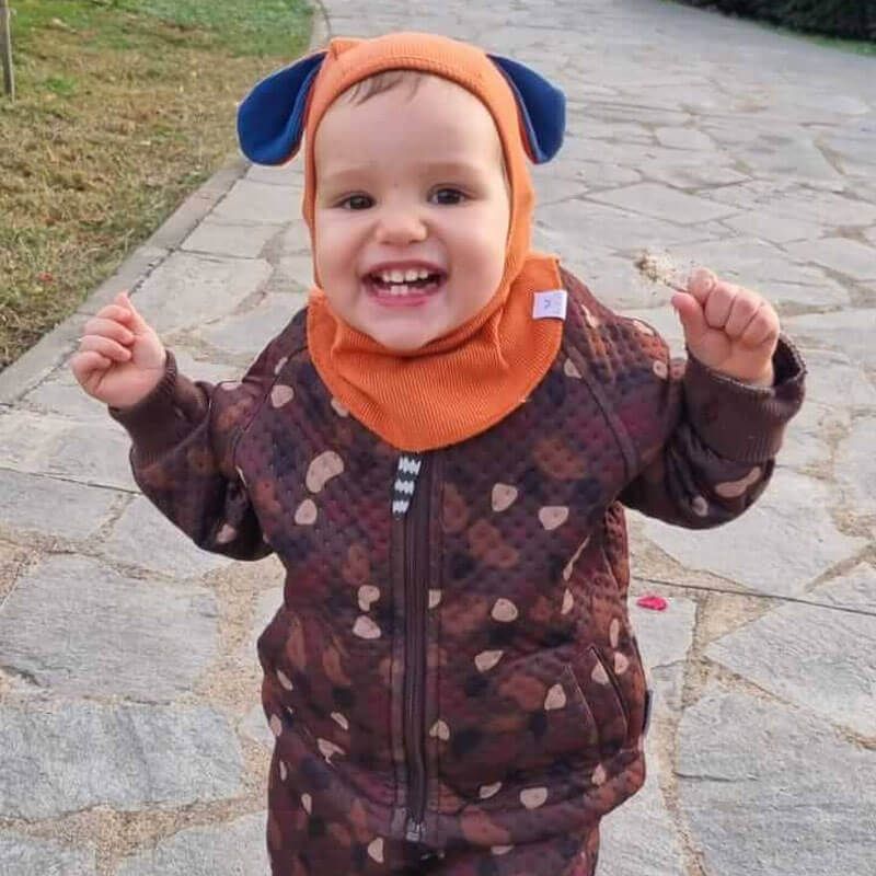 Cagula bebelusi reglabila cu urechiuse din bumbac certificat, Kidizi ...