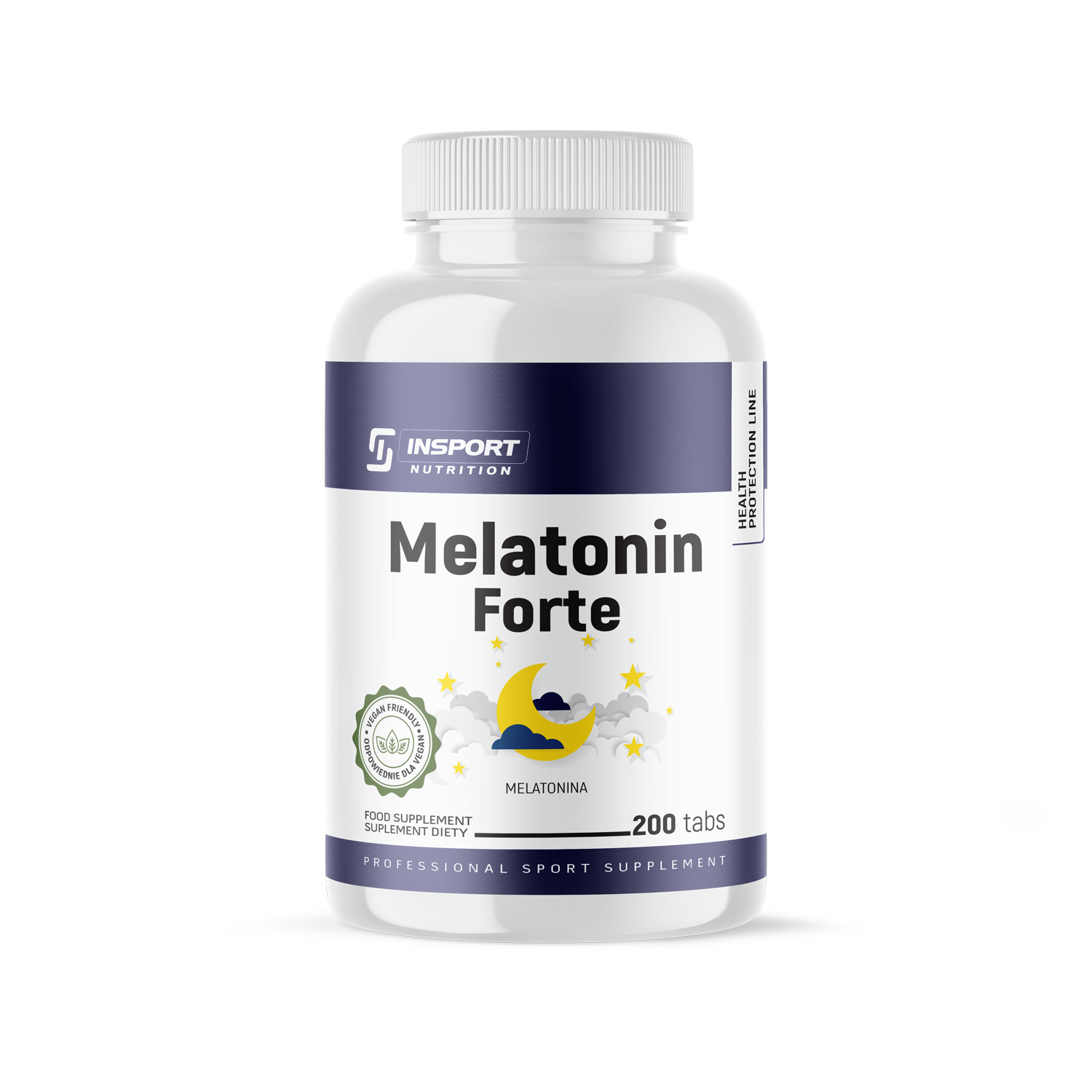 Melatonin, Insport Nutrition, Melatonin Forte, 5mg per capsula, Linia ...
