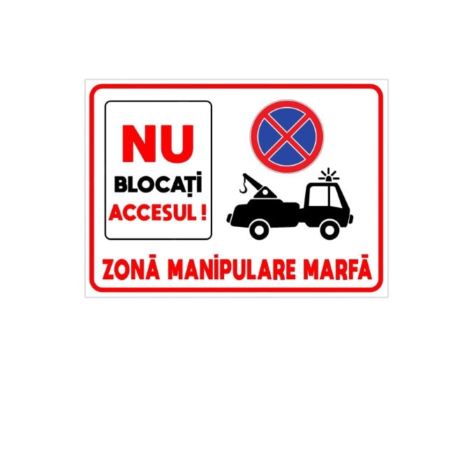 Indicator PVC A4 – NU BLOCATI ACCESUL 1 - eMAG.ro