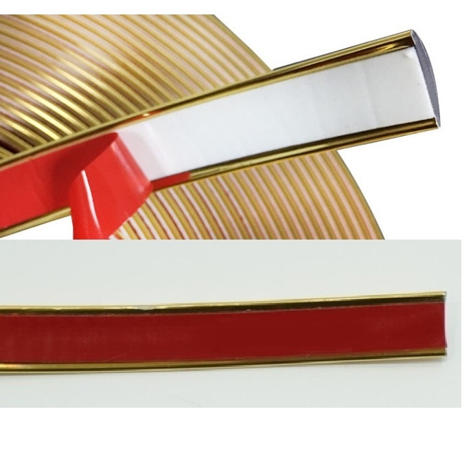 Banda autoadeziva Emzone, Decorative, 5m x 4mm, Auriu, Universal - eMAG.ro