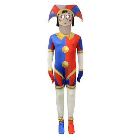 Costum carnaval Cosplay Pomni Copii, Party Chili®, Clown, The Amazing ...