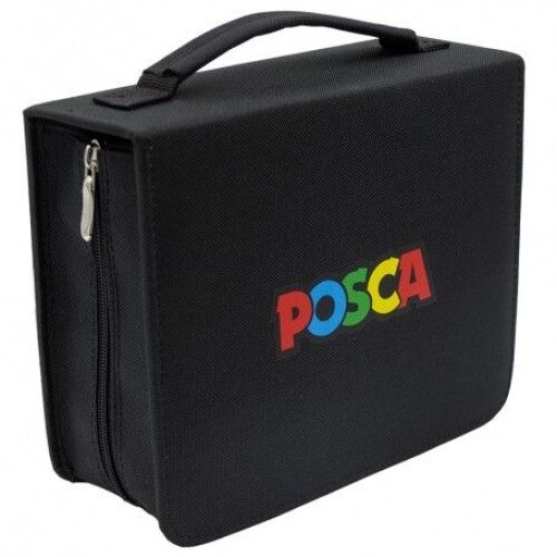 Mapa UNI Posca echipata cu 36 markere de diferite culori, tip PC-1M, PC ...