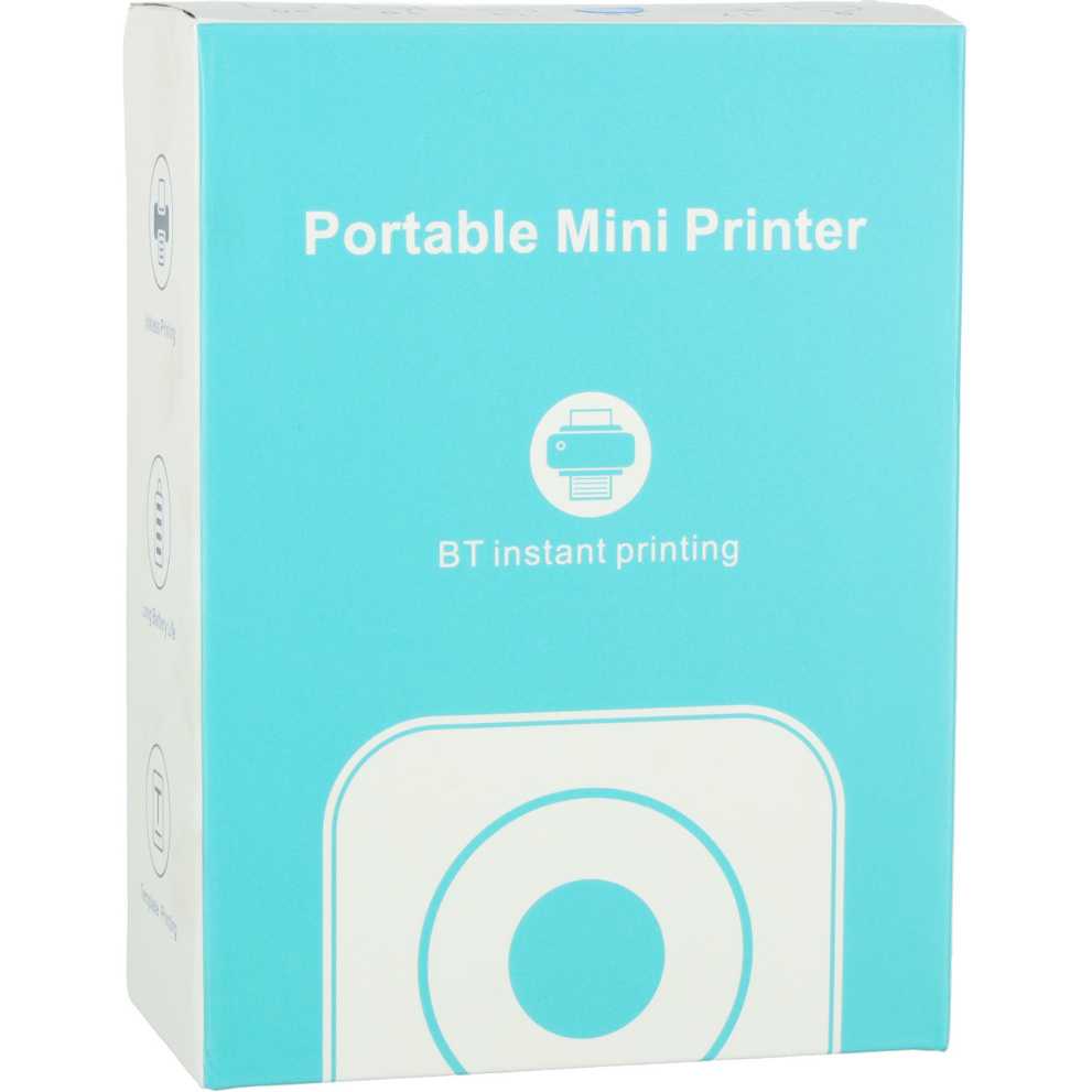 Mini imprimanta termica pentru fotografii si etichete cu cablu USB si ...