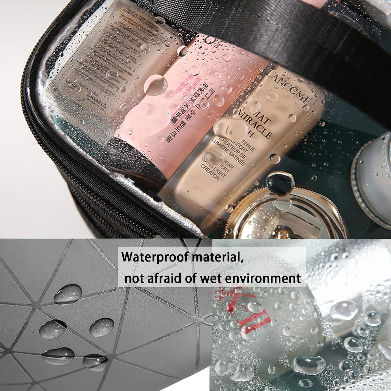 Geanta cosmetica dubla, Axroad Mall, Despartire uscata si umeda ...