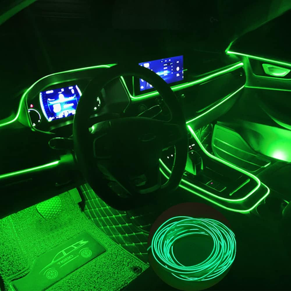 Banda led auto, lumina ambientala, 5 metri, USB, 12V, multifunctional ...