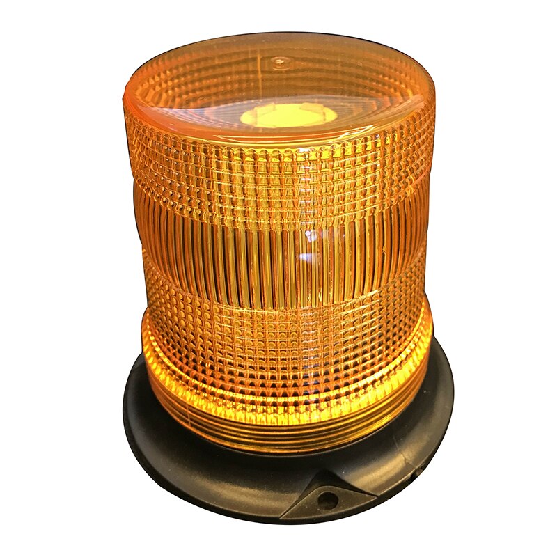 Girofar cu LED, Autoline, Baza magnetica, 8.6 X 12CM, 12V, Galben/Negru ...