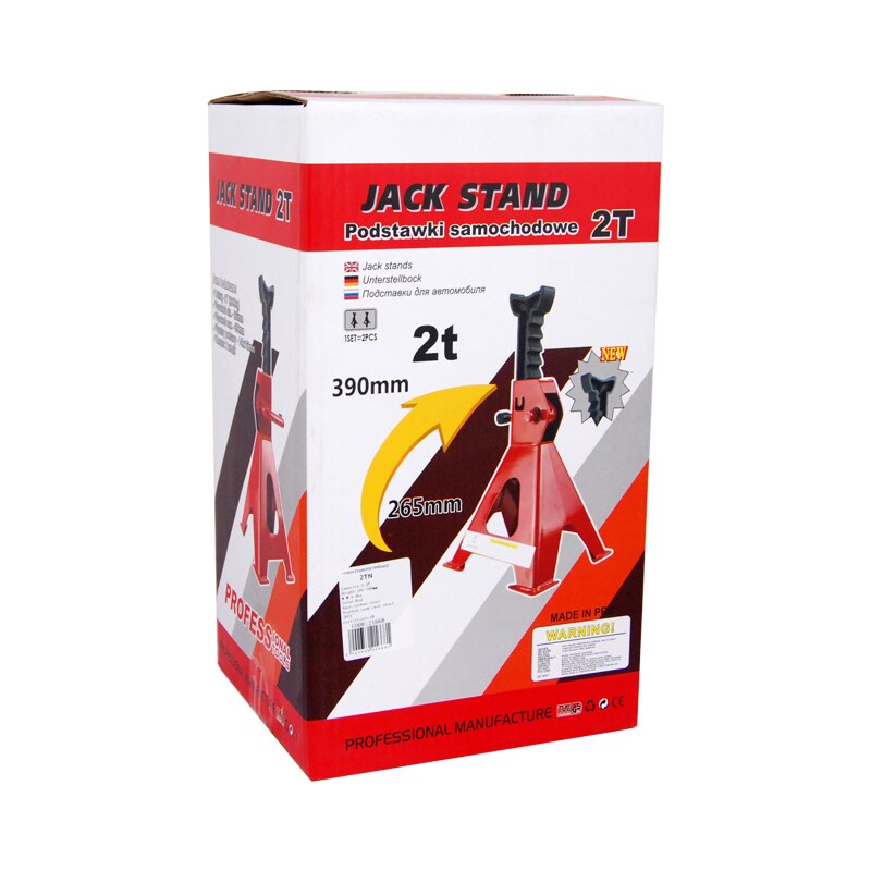 Cric auto, Hidraulic, 2t, 25-40cm, Rosu - eMAG.ro