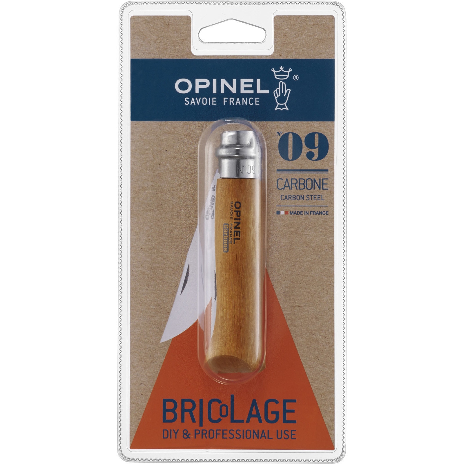 Cutit Pliabil Opinel Tradition cu Lama Ultra Ascutita din Otel Carbon ...