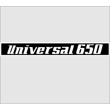 Sticker / autocolant Tractor Universal 650, dedicate capota U-650 -47.5 ...