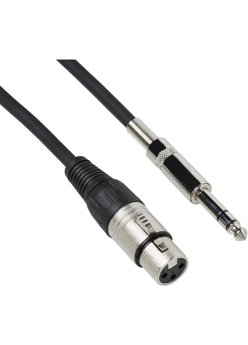 Cablu pentru microfon, Bespeco, 3m, Negru - eMAG.ro