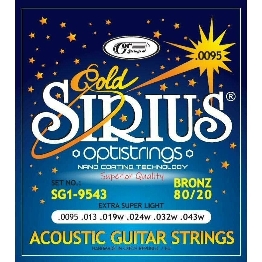 Corzi chitara, Gorstrings, Gold Sirius, SG1-9543 - eMAG.ro