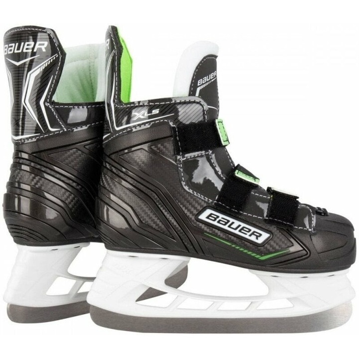 Patine de hochei, Bauer, X-LS, Negru/Gri - eMAG.ro