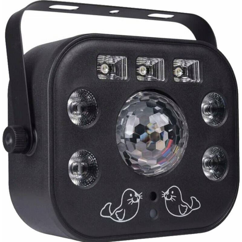 Stroboscop UV LED, RGBW, Multifaza, Negru - eMAG.ro