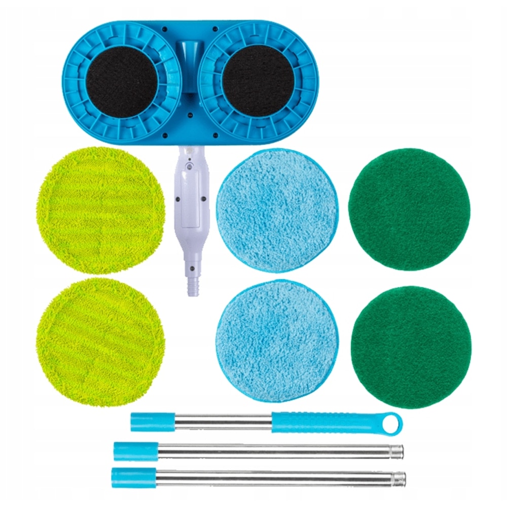 Mop Electric Rotativ, Fara Fir, 3 Seturi Lavete, Baterie Incorporata ...