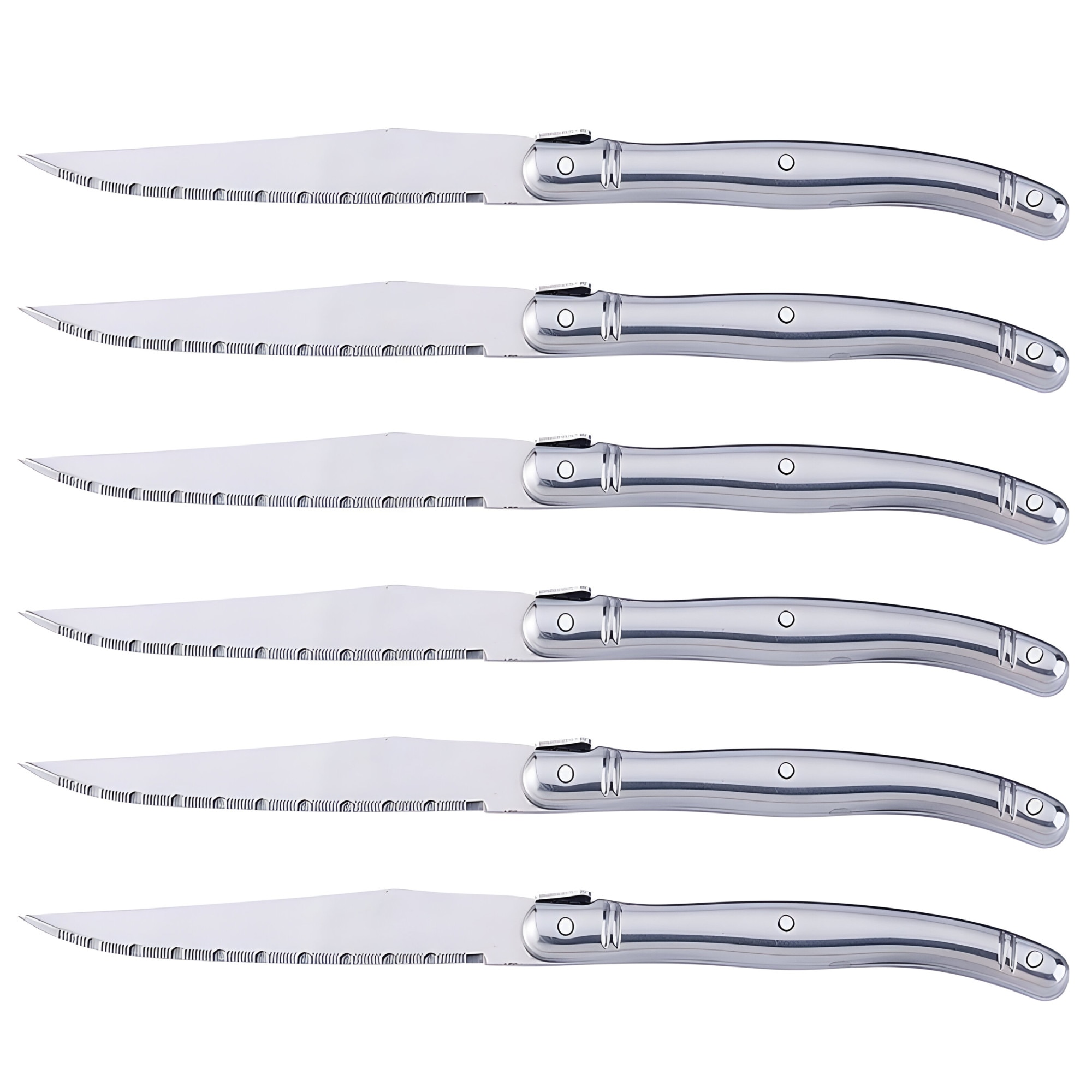 Set De Cutite Profesionale Cu 6 Piese, Cu Suport, Argint - eMAG.ro