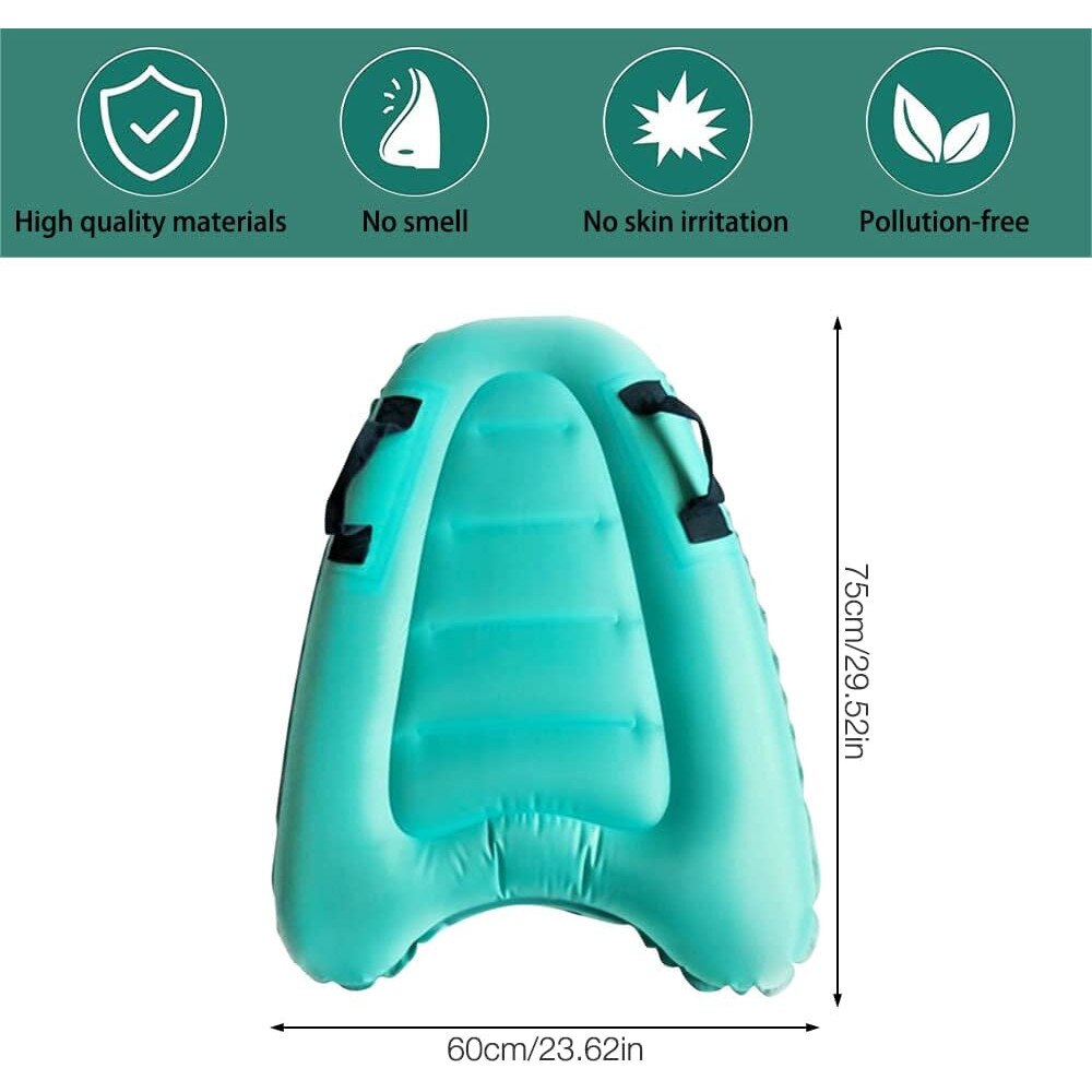 Pluta pentru inot gonflabila, Mmgoqqt, 60 x 75 cm, Turcoaz - eMAG.ro