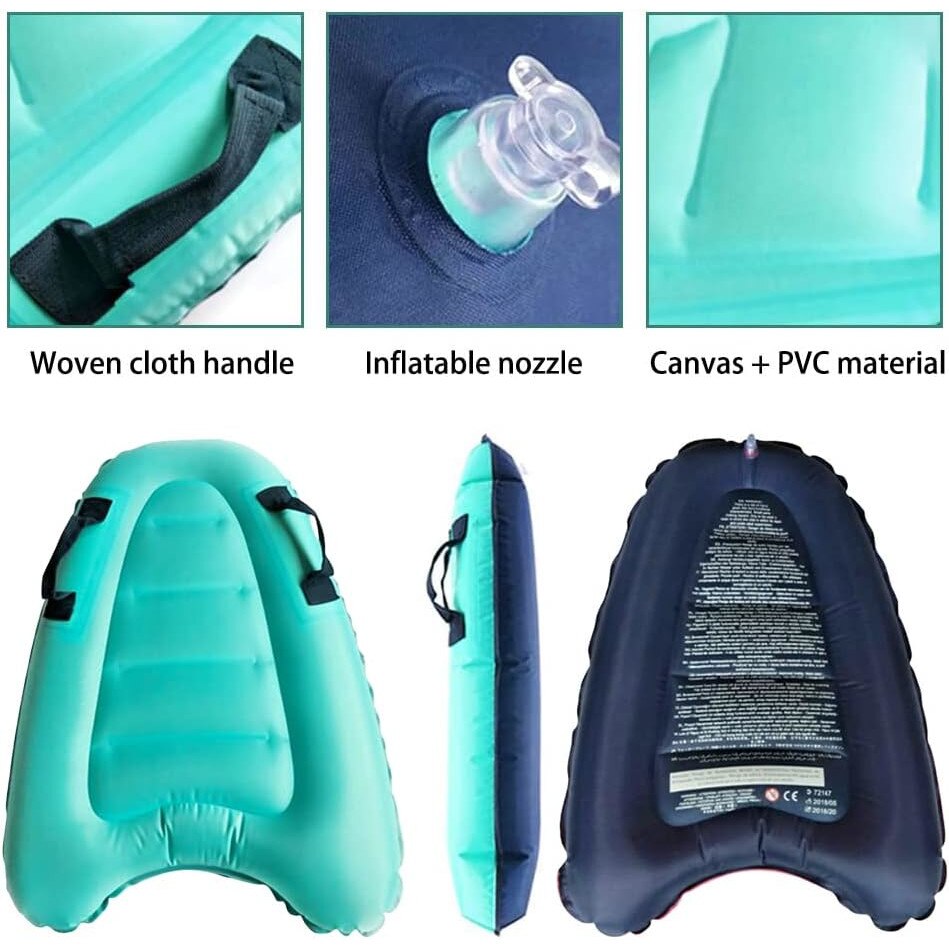 Pluta pentru inot gonflabila, Mmgoqqt, 60 x 75 cm, Turcoaz - eMAG.ro