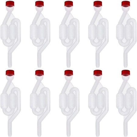 Set 10 tuburi fermentare, Jormftte, Plastic, 17 cm, Transparent - eMAG.ro