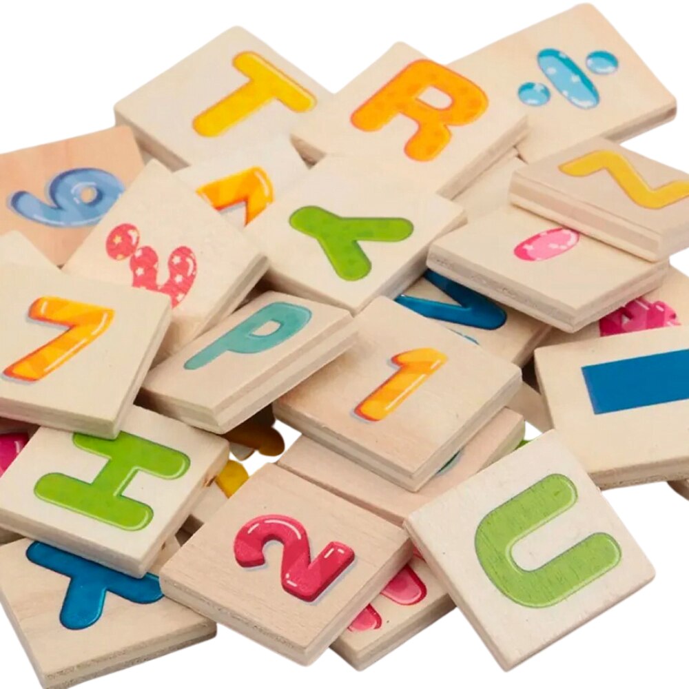 Joc educativ matematic cu numere Montessori, litere si bete, Onore ...