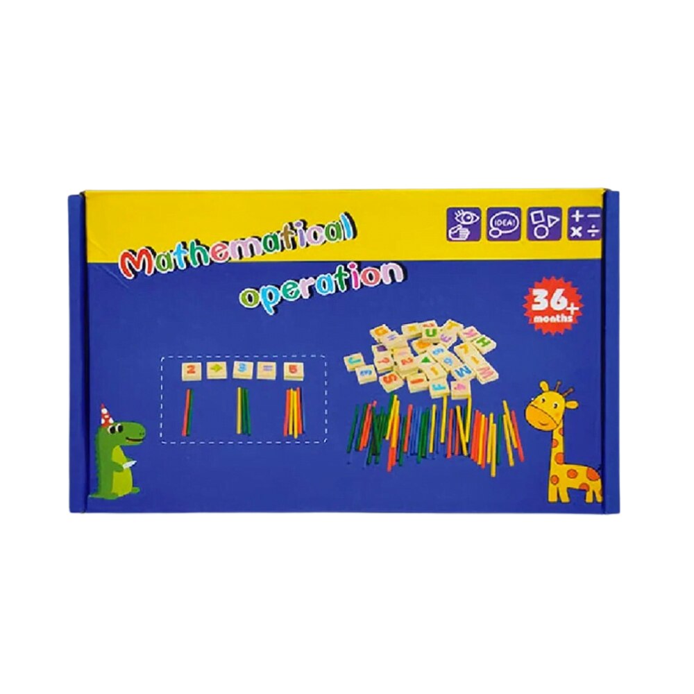 Joc educativ matematic cu numere Montessori, litere si bete, Onore ...