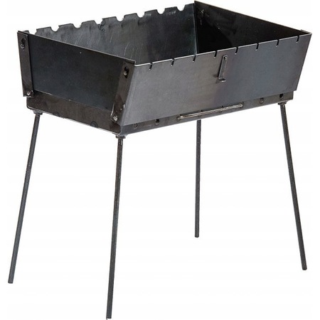 Gratar gradina, Metal, 2mm, Negru - eMAG.ro