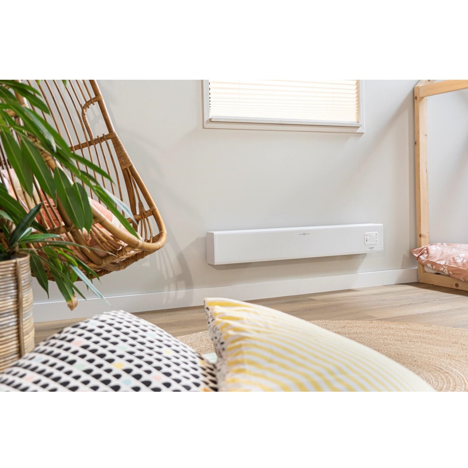 Convector electric de podea/perete Eurom, Alutherm Baseboard 1500, WI ...