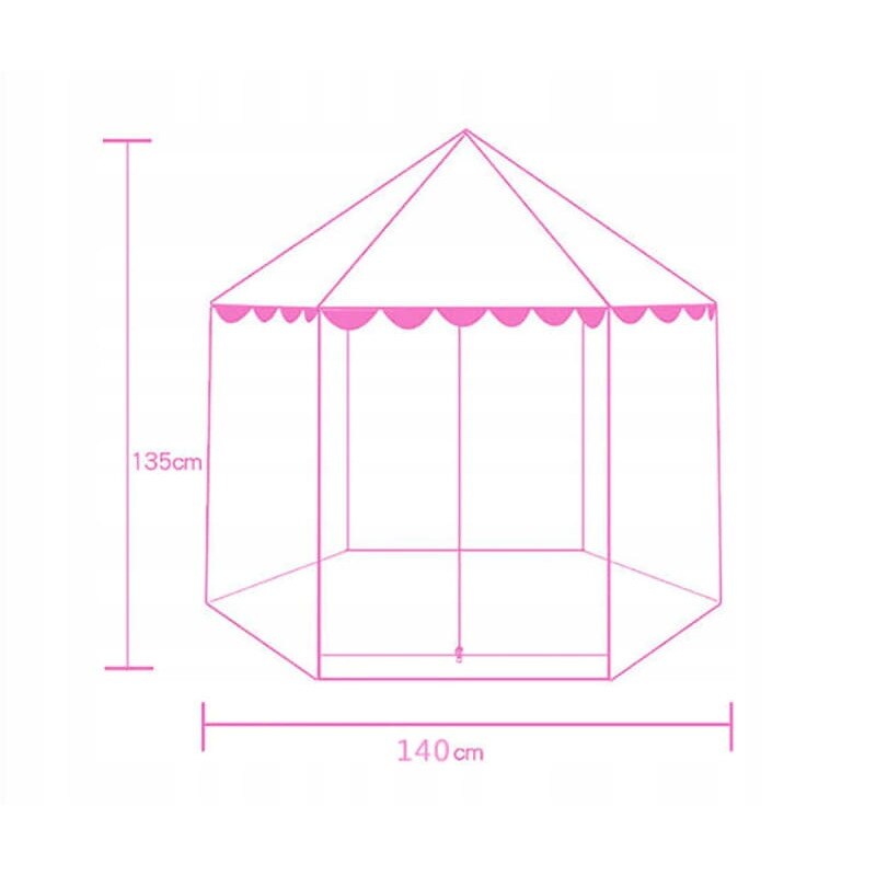 Cort Castel Pentru Copii, Happy-Hippo, Hh-132, Roz - eMAG.ro