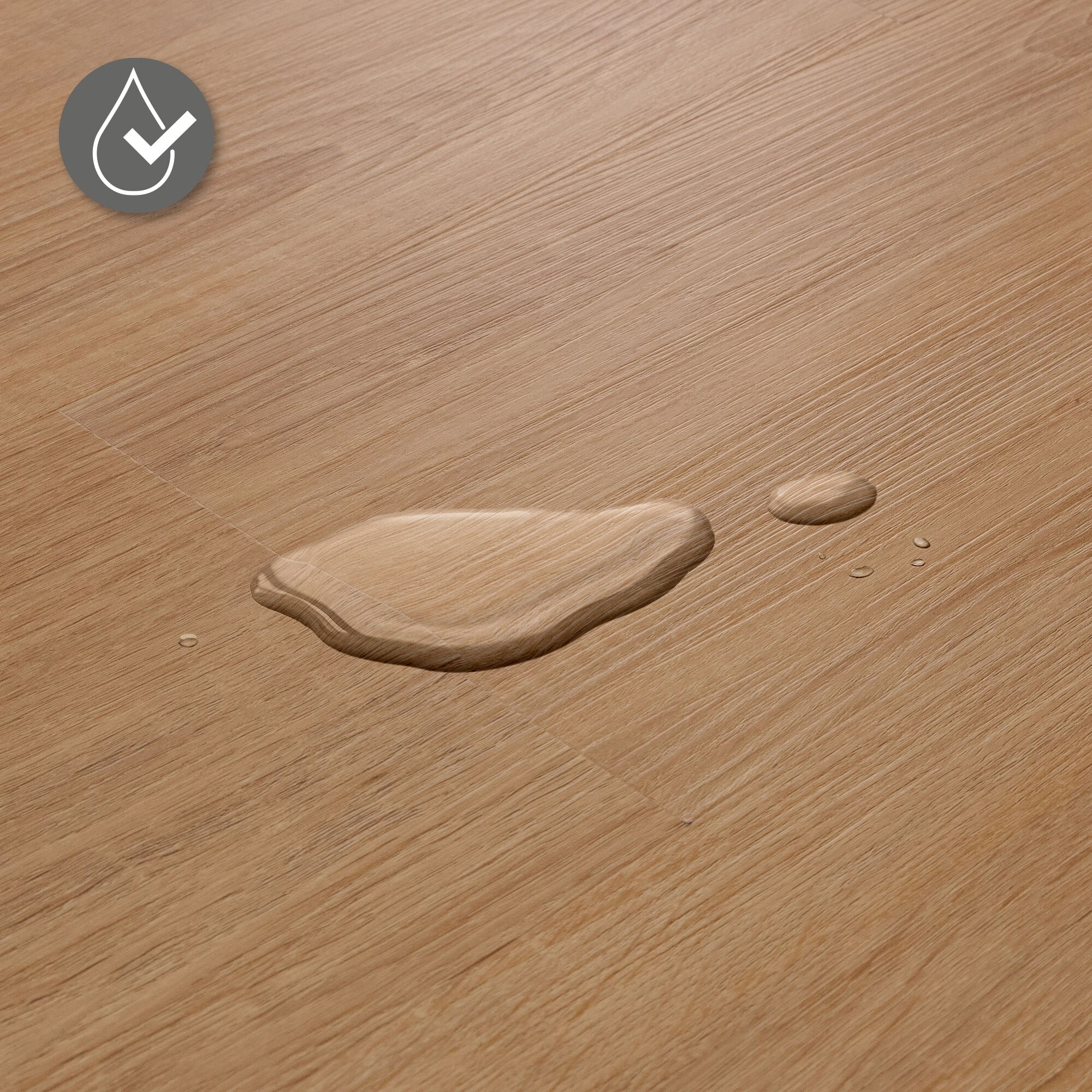 Parchet din PVC ML-Design, maro deschis, 180 x 1220 mm, sistem click ...