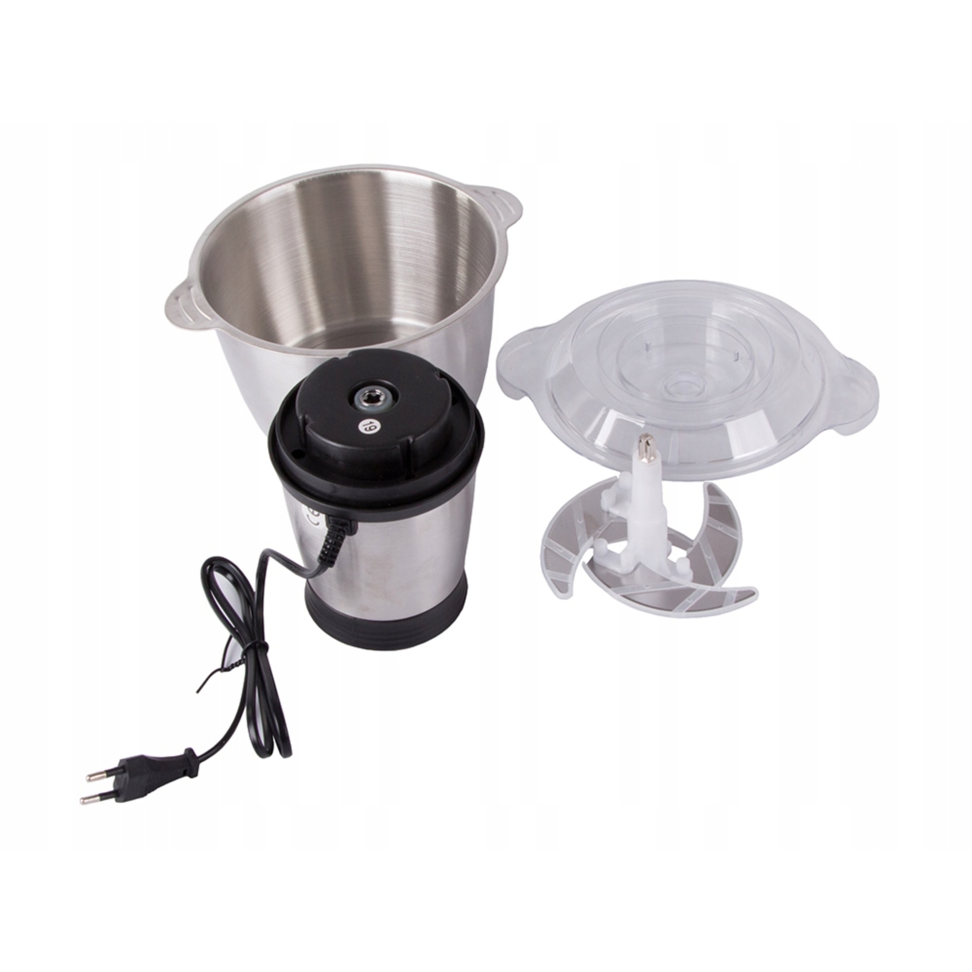 Tocator electric multifunctional, Inox, 2 viteze, 2 Litri capacitate ...