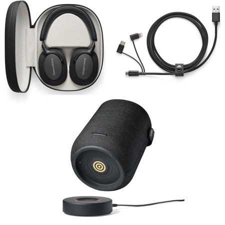 Set casti wireless/boxa portabila/cablu date 3in1, Harman Kardon/Bowers ...