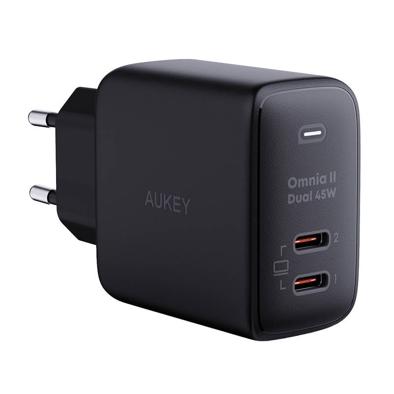 Incarcator telefon, Aukey, USB-C, Negru - eMAG.ro