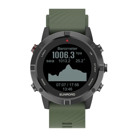Smartwatch, Sunroad, USB, Verde - eMAG.ro