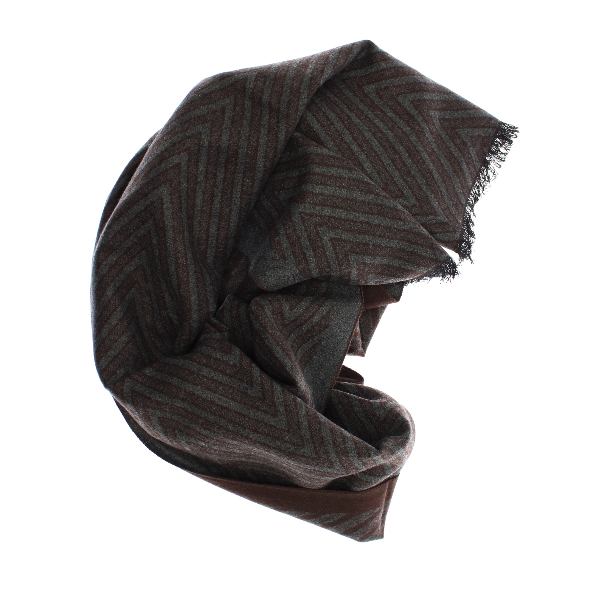 Esarfa barbati, din casmir / pashmina, 30 x 188 cm, model cu liniar ...