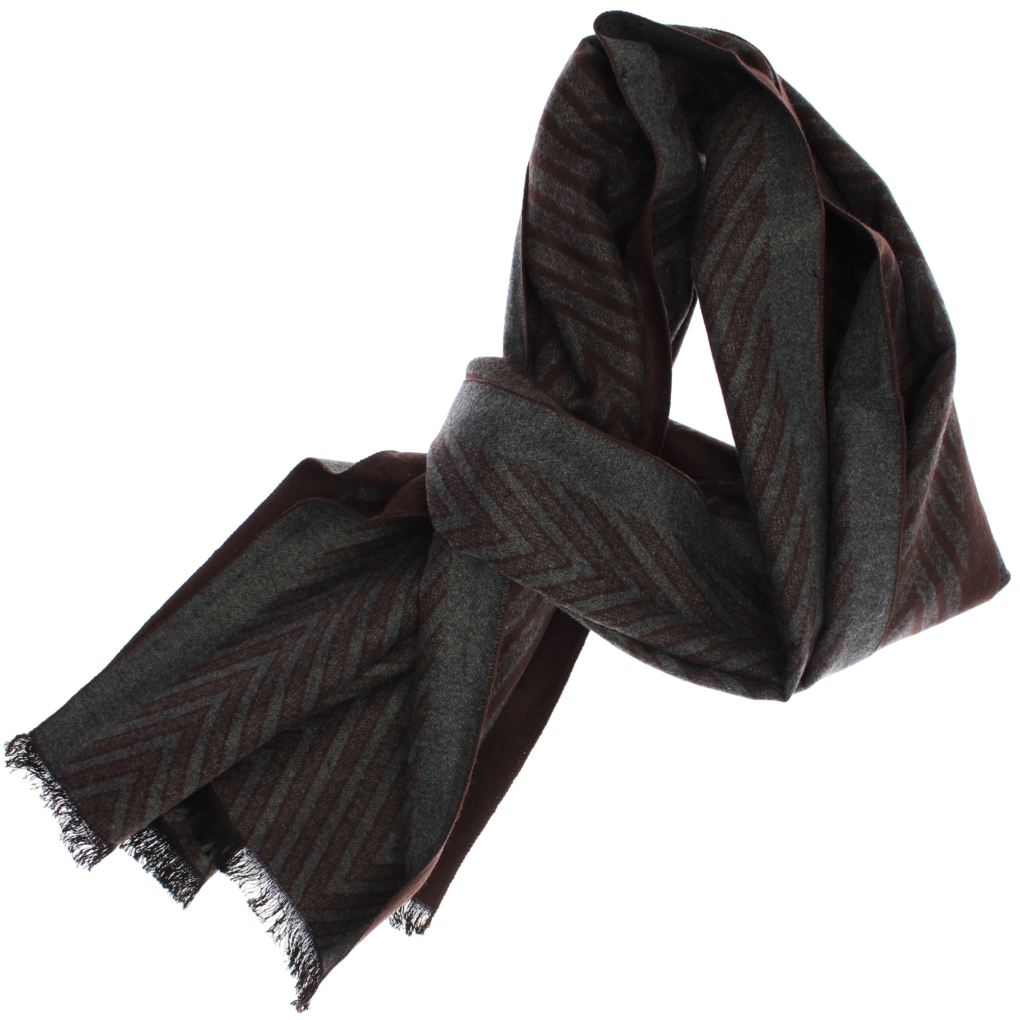 Esarfa barbati, din casmir / pashmina, 30 x 188 cm, model cu liniar ...