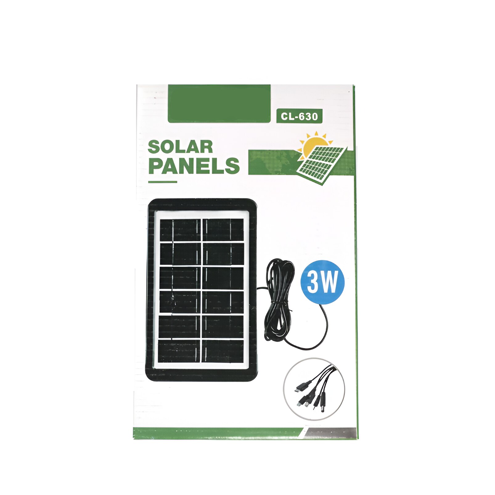 Panou Solar Portabil 3W, 6V, IP67, Negru, MKT™ - eMAG.ro
