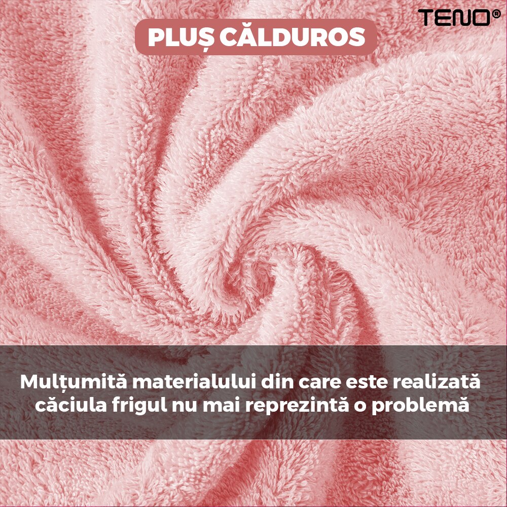 Caciula Pentru Copii Tip Cagula Teno®, 2 in 1, tematica lumea ...