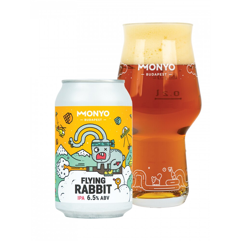 Bere IPA, Monyo, Flying Rabbit, 0.33l, 6.5% vol. alc - eMAG.ro
