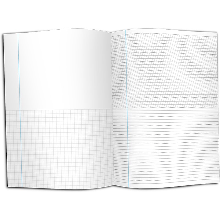 Caiet Liniatura Combinata, NumLit - eMAG.ro