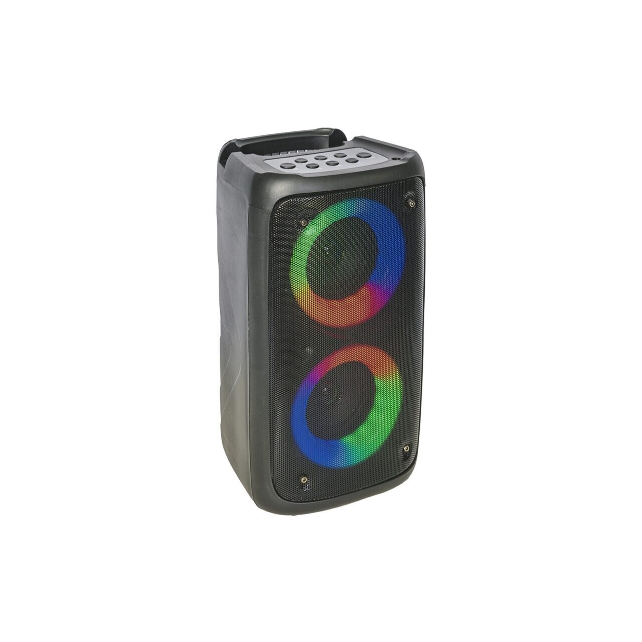 Boxa portabila 100W Bluetooth, USB, microSD & AUX, 162x160x281 mm - eMAG.ro