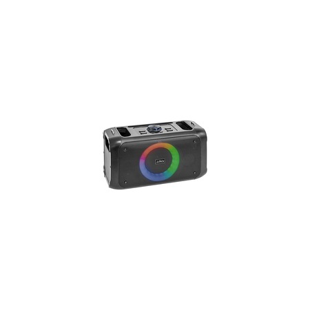 Boxa portabila iluminata led, 100W Bluetooth, USB, microSD & AUX ...