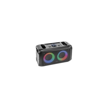 Boxa portabila iluminata led, 100W Bluetooth, USB, microSD & AUX ...
